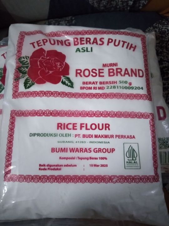 Rose Brand Tepung Beras Putih 500 gr | Lazada Indonesia