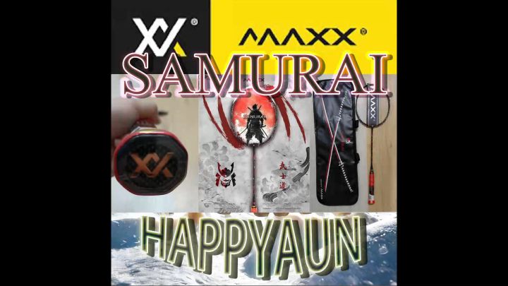 MAXX SAMURAI SERIES BADMINTON RACKET (FREE STRING FREE GRIP) | Lazada