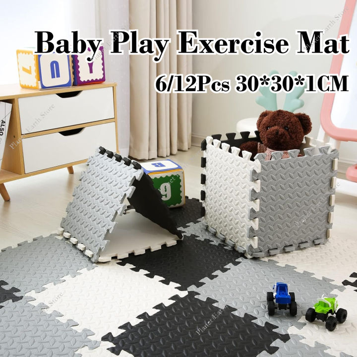 6/12Pcs Puzzle Mat for Children Tiles Foam Baby Play Mat Kids ...