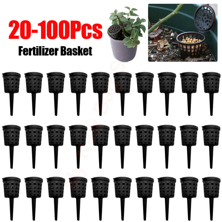 20-100Pcs Fertilizer Basket with Lid Fertilizer Box Bonsai Planting ...
