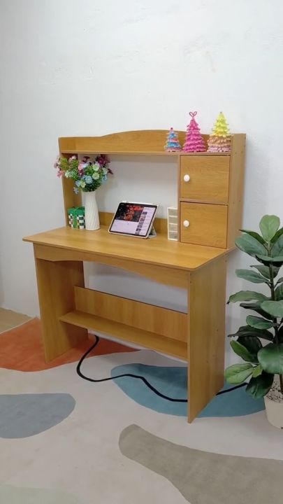 G-Wind PC A152 💥ถูกที่สุด💥 โต๊ะทำงาน โต๊ะคอม โต๊ะไม้ โต๊ะคอมพิวเตอร์ มี ...