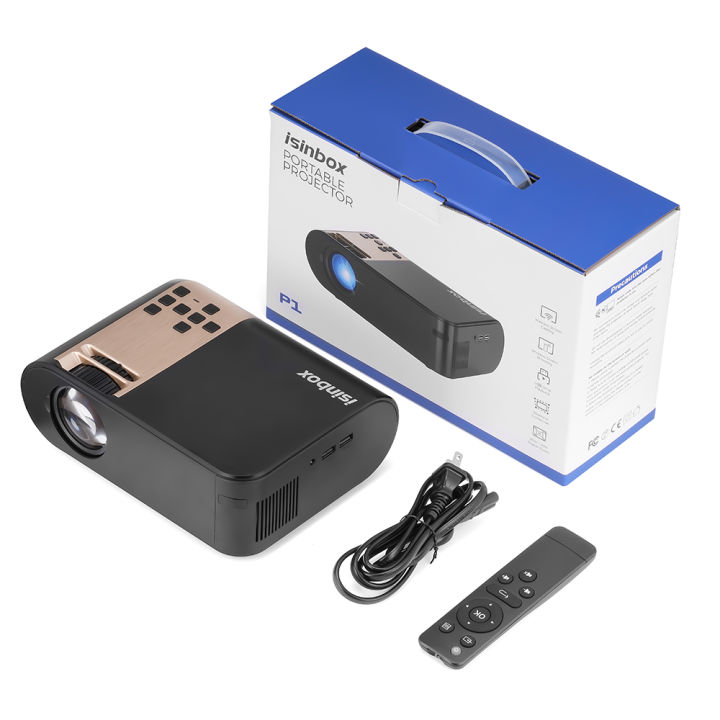 [Free 1*tripod] iSinbox P1 WiFi Bluetooth MIni Projector Mini Portable ...