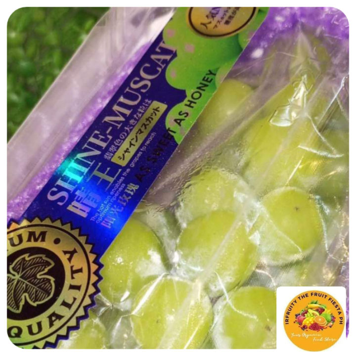 Shine Muscat Grapes(per pack)for only ₱1,700 | Lazada PH