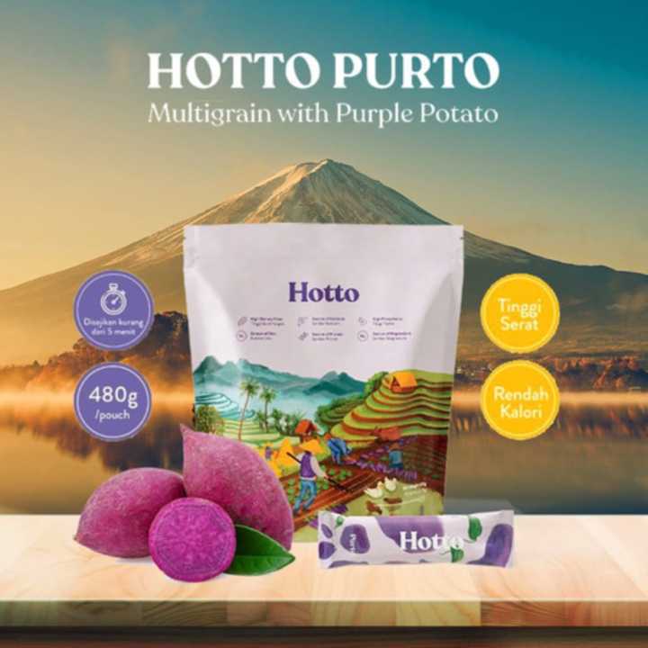 HOTTO PURTO 2 POUCH 16 SACHET MINUMAN MULTIGRAIN HOTOPURTO HOTO ...