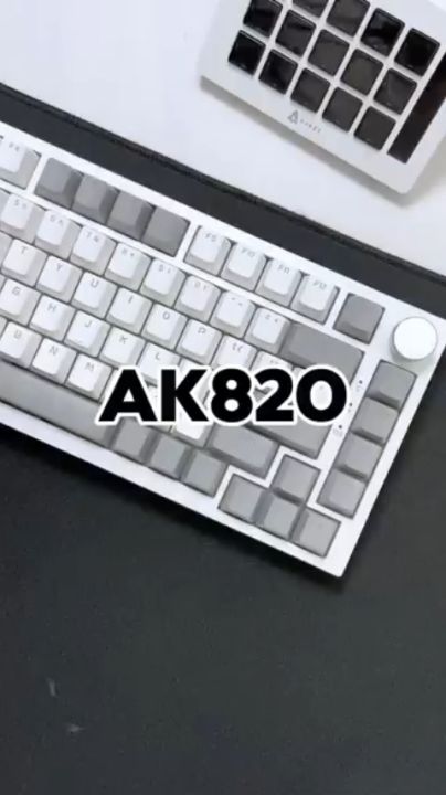 Ajazz AK820 Dual Tone 75% Keyboard Gaming Mechanical Wired White ... Ajazz AK820 Dual Tone 75% Keyboard Gaming Mechanical Wired White ...