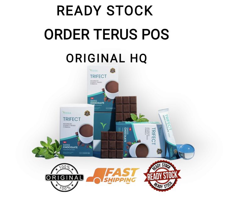 VITERA READY STOCK ORIGINAL HQ VITERA TRIFECT (SWISS CHOCOLATE/ SEA ...