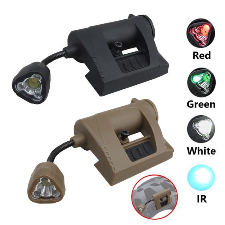 SINAIRSOFT Tactical MPLS Helmet Flashlight Rail Light IR Headlamp ...