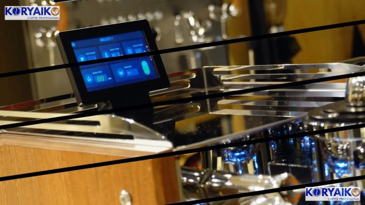 Milesto EM60 TanTu Dual Copper Boilers Rotary Pump Commercial Espresso Machine Direct Water Line ...