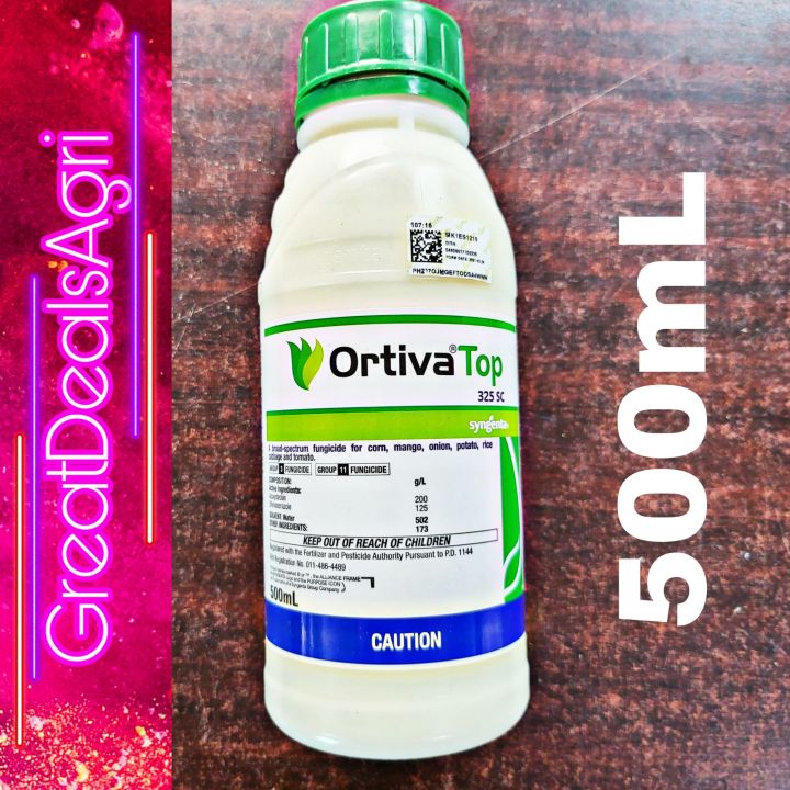 ORTIVA TOP 325 SC AZOXYSTROBIN AND DIFENOCONAZOLE FUNGICIDE (500mL) BY ...