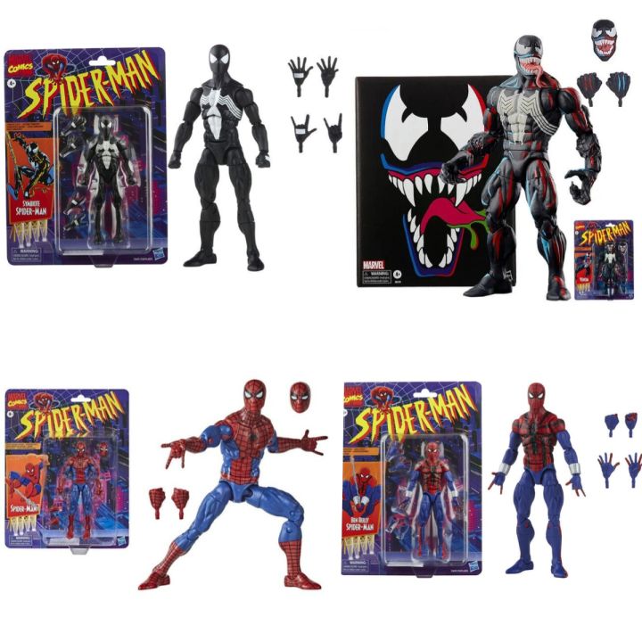 Spiderman Symbiote Deadpool Venom Spider Man Marvel Legends Retro ...