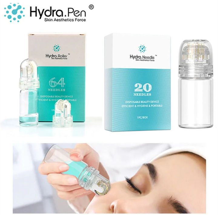 Hydra Roller 20/64 Pin Titanium Needling Tips Micro Needling Therapy ...