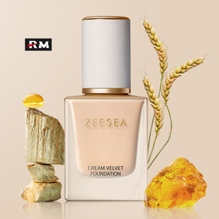 Zeesea Little Milk Skin Foundation Moisturizing Oil Control Waterproof Blended Oily Skin Velvet ...