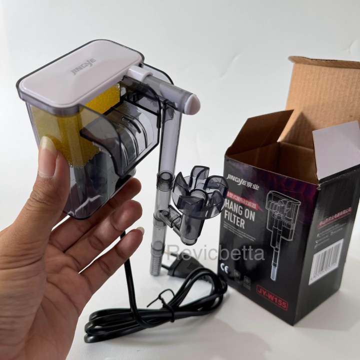 Filter Gantung Mini Aquarium Kecil Nikita Star NS 01 , JINGYE JY-W155 ...