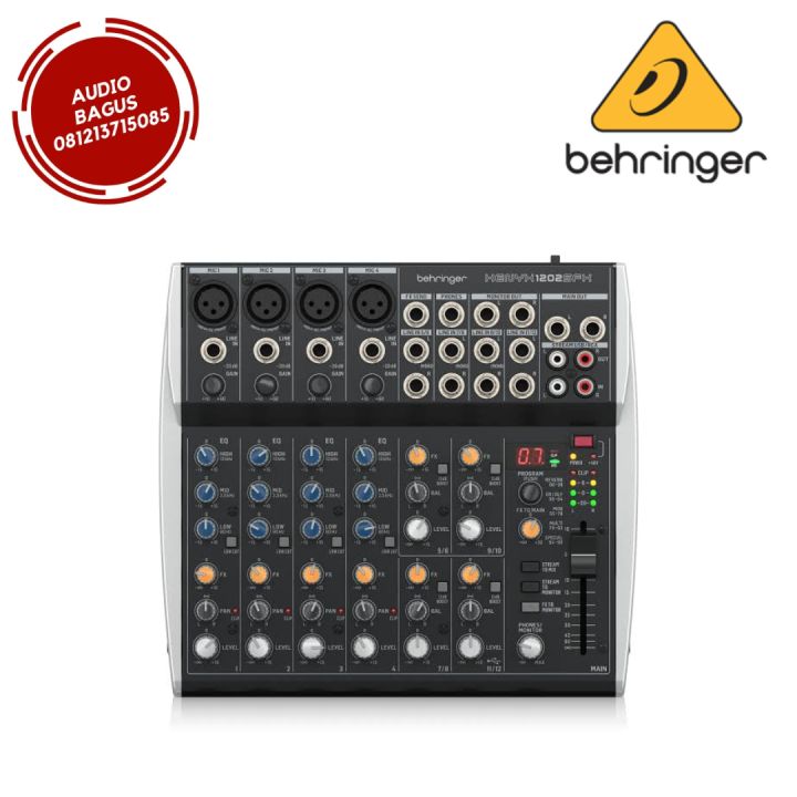 BEHRINGER XENYX 1202S FX MIXER AUDIO XENYX 1202SFX XENYX 1202 SFX ...