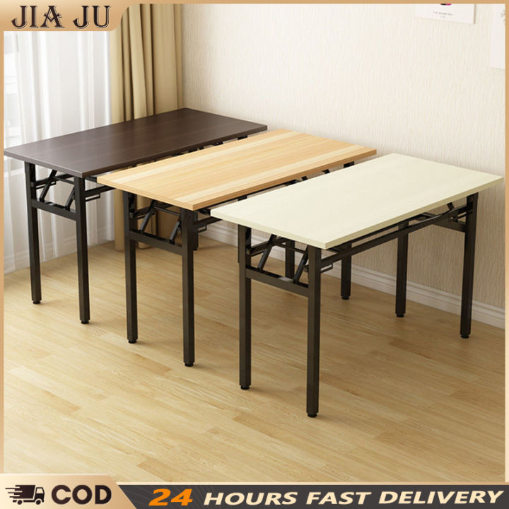 JIAJU 140cm Foldable Table/Double Layer Folding table /Banquet Table ...