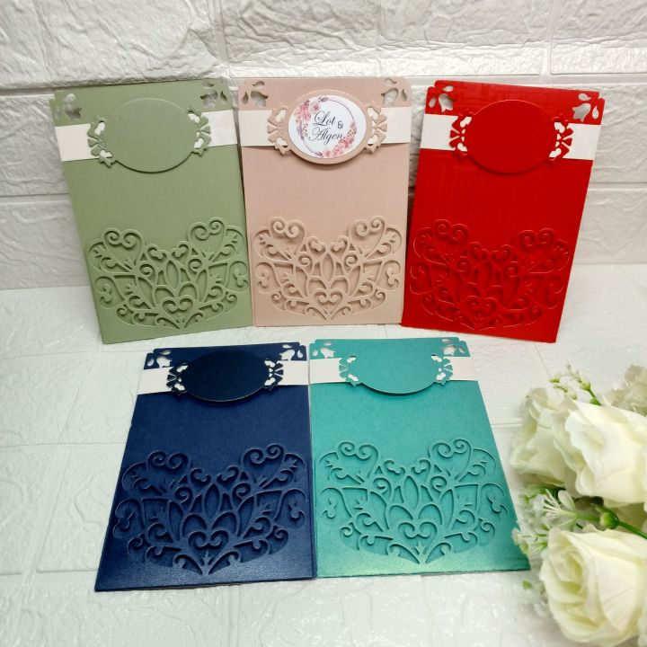 JCA\ 4R\4inch*6inch/ 💖Design D💖 pocket design invitation cover for ...