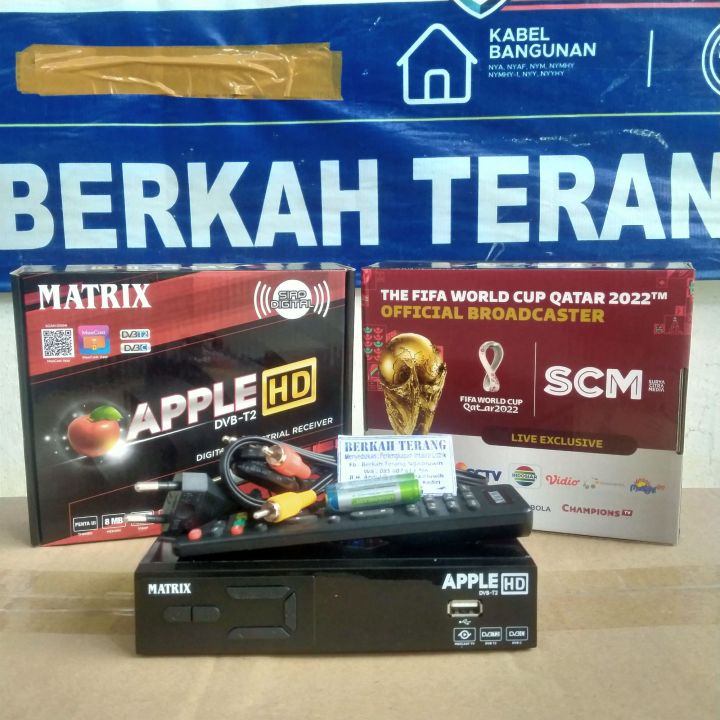 Set Top Box Tv Digital MATRIX APEL MERAH DVD T2 EWS set box tv digital ...
