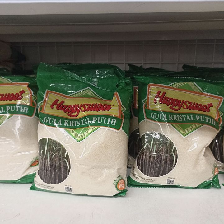 Gula Kemasan 1 Kg / Gula Happy Sweet 1Kg / Gula Pasir 1 Kg / Gula Pieko ...