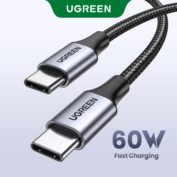UGREEN 60W USB C to USB Type C Cable USB-C Fast Charge Data Line USBC Type-C PD Phone Cable for ...