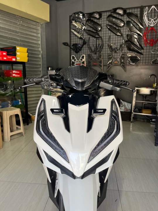 FRONT COVER WITH PLATE HOLDER FOR HONDA CLICK VERSION 3 | Lazada PH