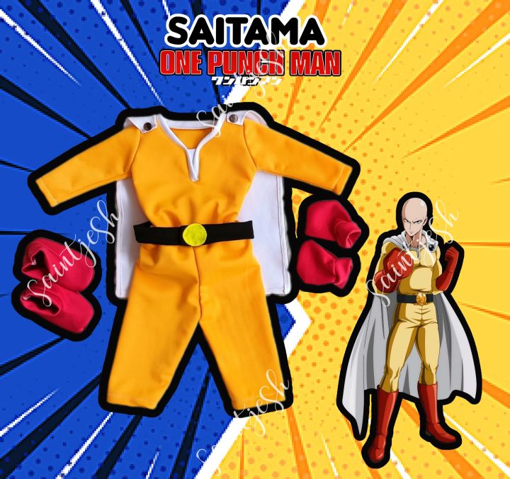 Saitama From One Punch Man Inspired Costume For Baby Boy/Kids ...