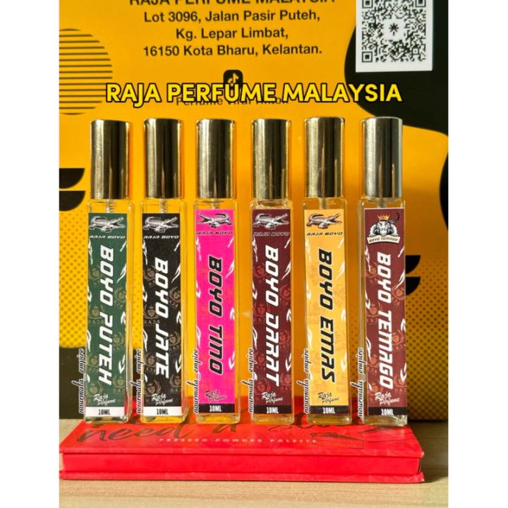 Raja Perfume Boyo Temago Combo 6 Perfume Gred A 10mL | Lazada