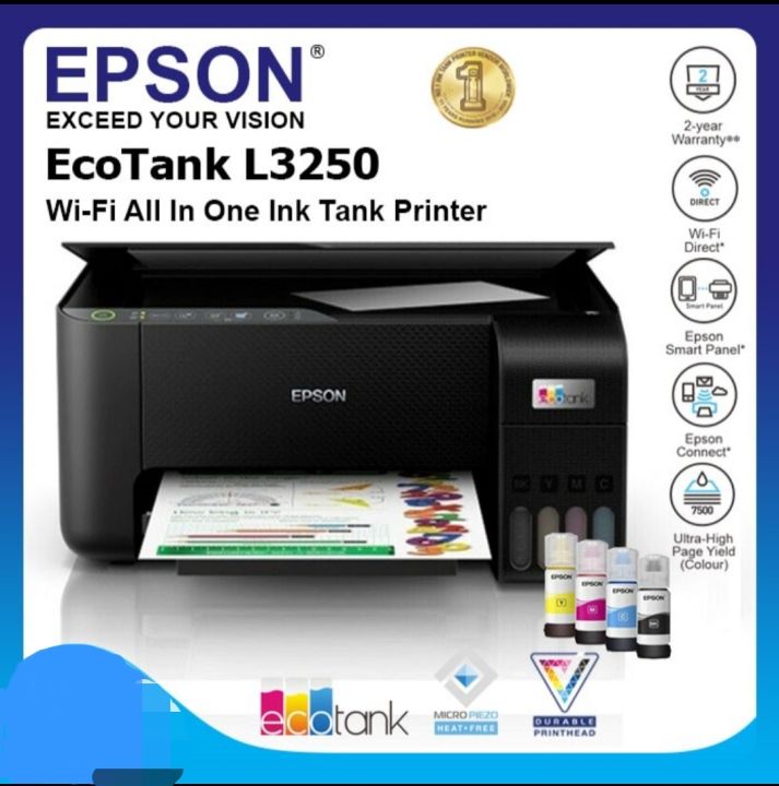 Epson L3250 WiFi All in One Ink Tank Printer Epson L 3250 | Lazada ...