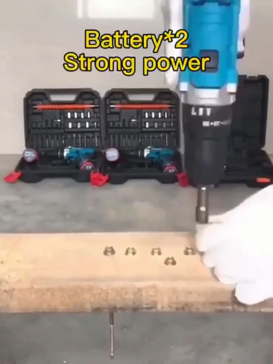 【COD 】MAKITA Cordless Drill Heavy Duty Set Brushless Drill Power Tools ...