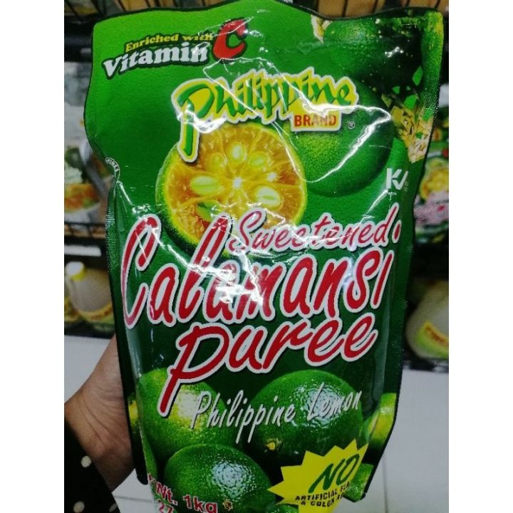 Philippine Brand Sweetened Calamansi puree 1kg Philippine lemon | Lazada PH