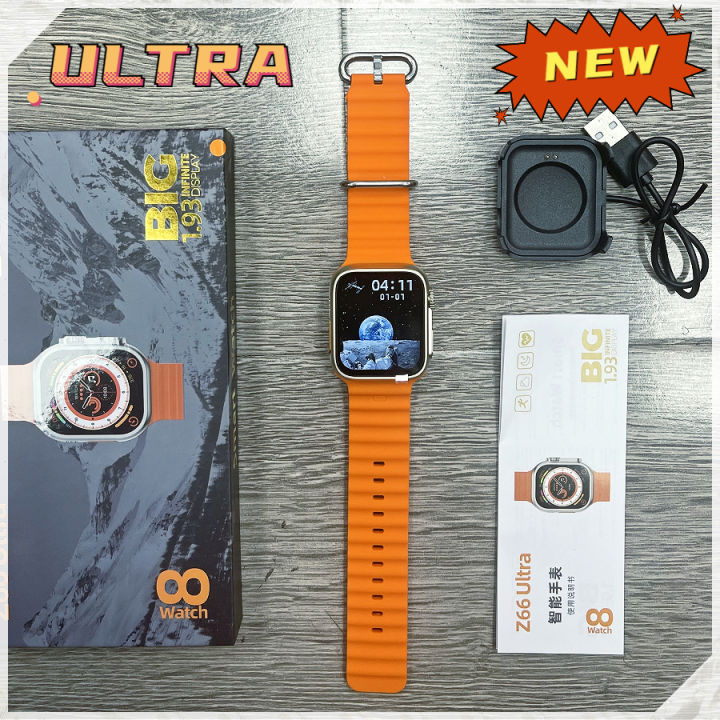 S8 Ultra Smart Watch 2.0 inch Full Screen Custom Watch Face Bluetooth ...