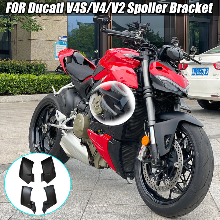 For DUCATI Streetfighter V4 V4S V2 2018-2023 Upper Lower Winglets ...