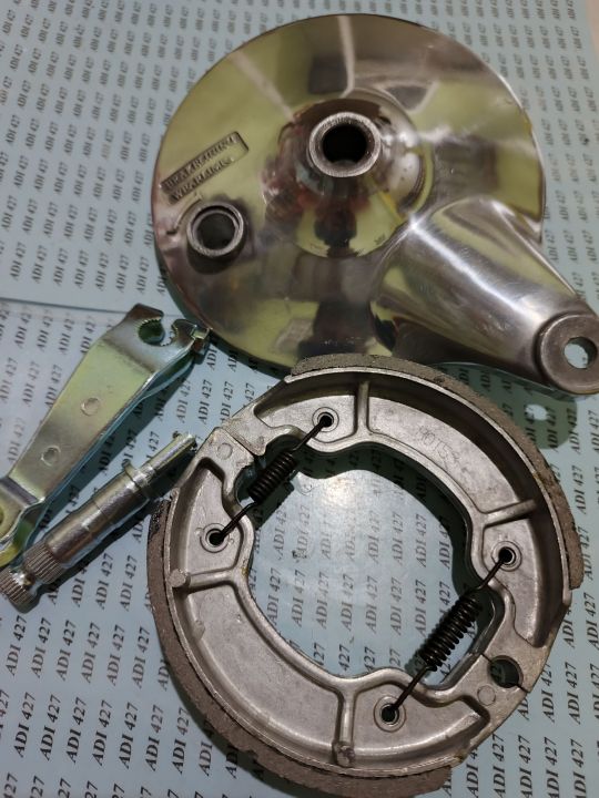 PANEL REM TROMOL BELAKANG THUNDER/TUTUP TROMOL SET +KAMPAS+PAHA REM ...