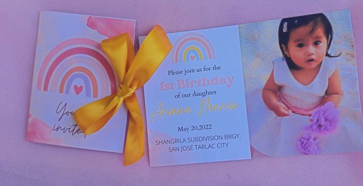 personalized invitation Card | Lazada PH