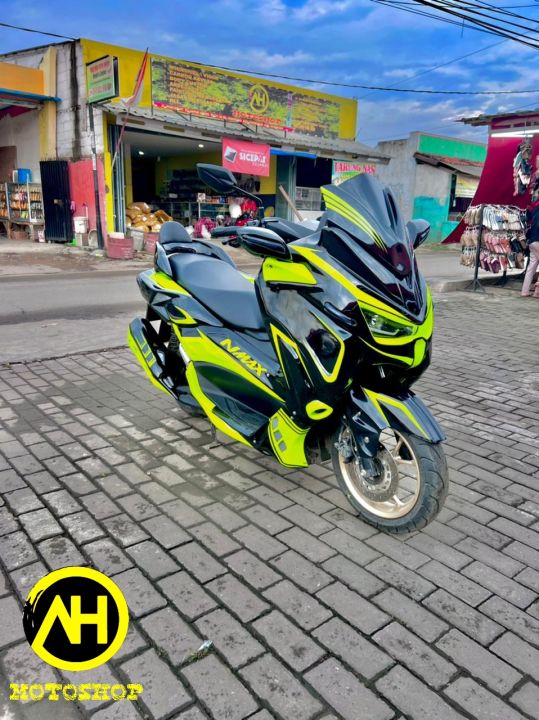 FULLSET YAMAHA NMAX LAMA BARU FULLBODY PREDATOR COVER BODY NMAX ...