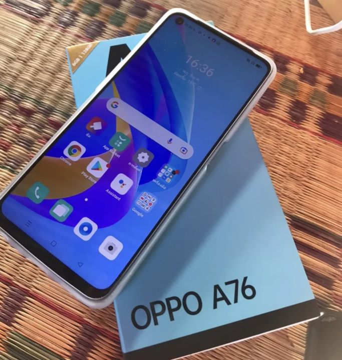 มือสอง สภาพสวย 99% Oppo A76 6/128 อุปกรณ์ครบกล่อง สแนปดราก้อน680 ...