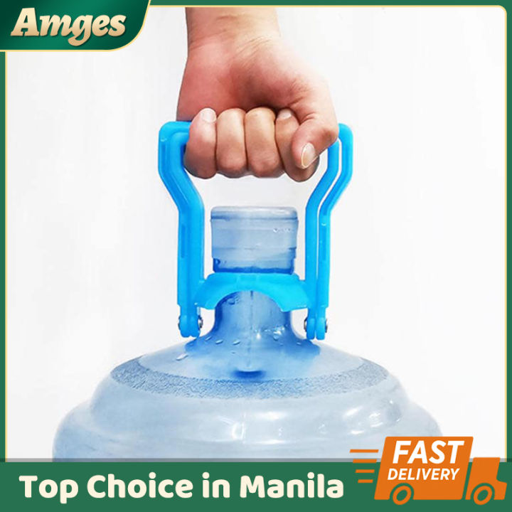 Round Gallon Water Labor-Saving Container Lifter Holder Folding Lifter ...