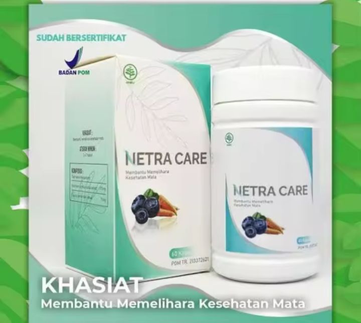 OBAT MATA NETRA CARE ISI 60 KAPSUL 100% ORIGINAL UNTUK MENGATASI ...