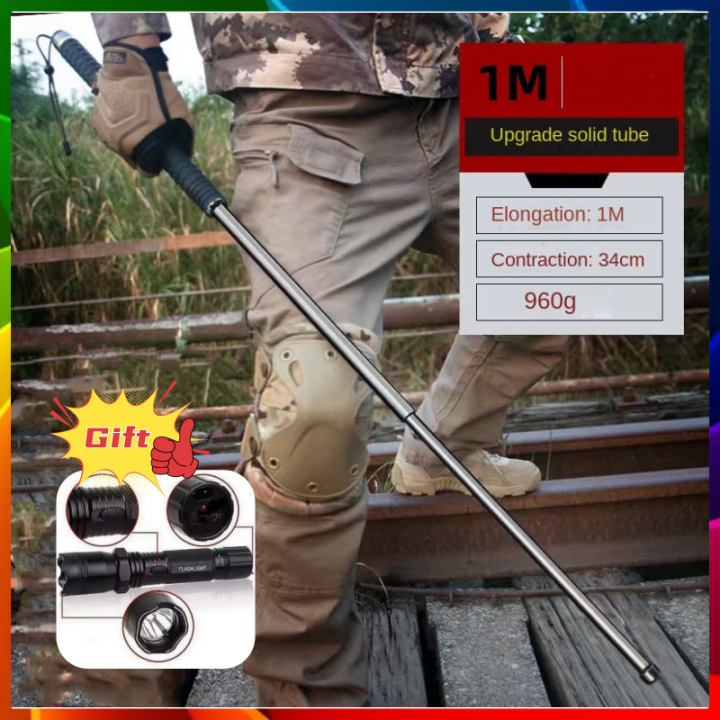 adjustable expandable Telescopic security stick Emergency Camping ...