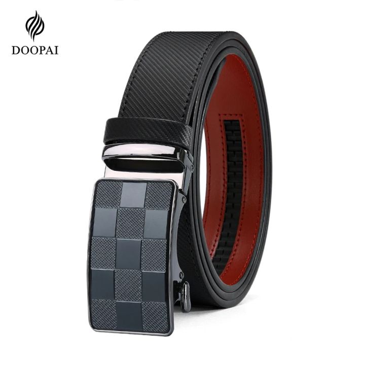 Men's Belt Metal Automatic Buckle Branded Belt Men's High-quality Genuine Leather Luxury Plus ...