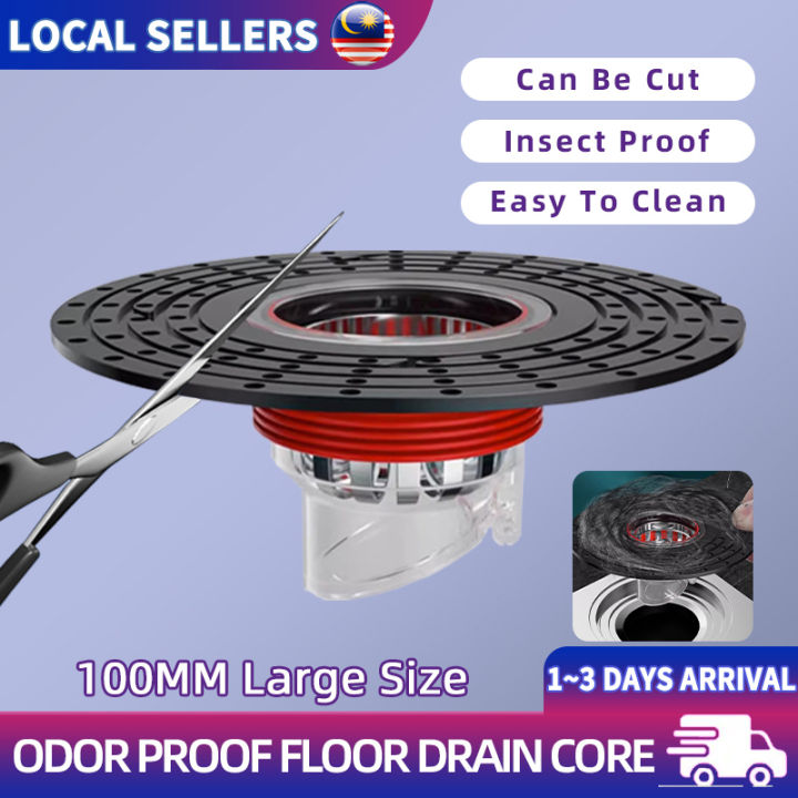 10cm Large Size Floor Drain Core Insect-proof Odor-proof Floor Drain ...
