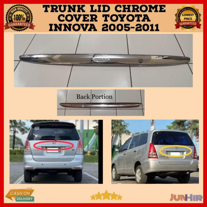 Toyota Innova 2005 2006 2007 2008 2009 2010 2011 Trunk Lid Cover Chrome ...