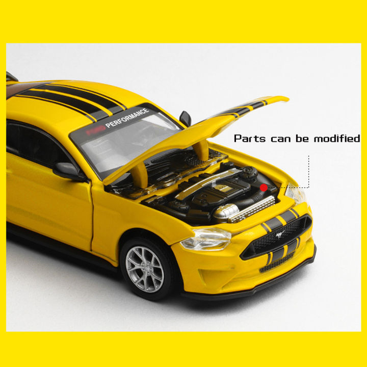 LEO 1:42 Ford Mustang Collector Edition Car model, Alloy Diecast model ...