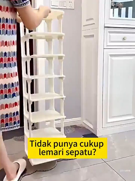Rak sepatu X tempat rak sepatu susun rak sendal tempat sendal rak ...