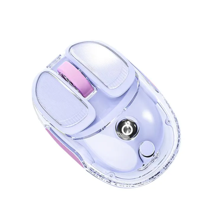 EWEADN | Wireless Bluetooth Silent Mouse for Small Hands Transparent ...