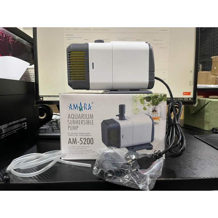 Pompa Air Celup Aquarium Amara AM-5200 | Lazada Indonesia