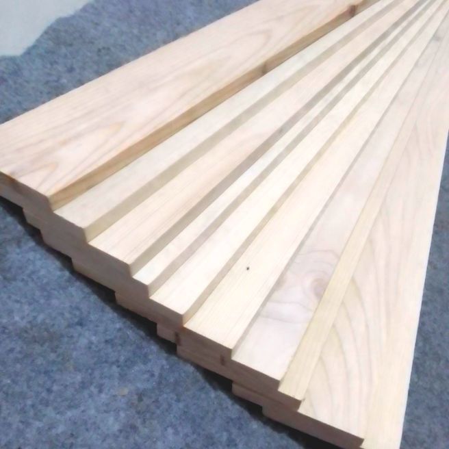 kayu strip kayu papan kayu jati Belanda panjang 1 meter tebal 2 cm ...