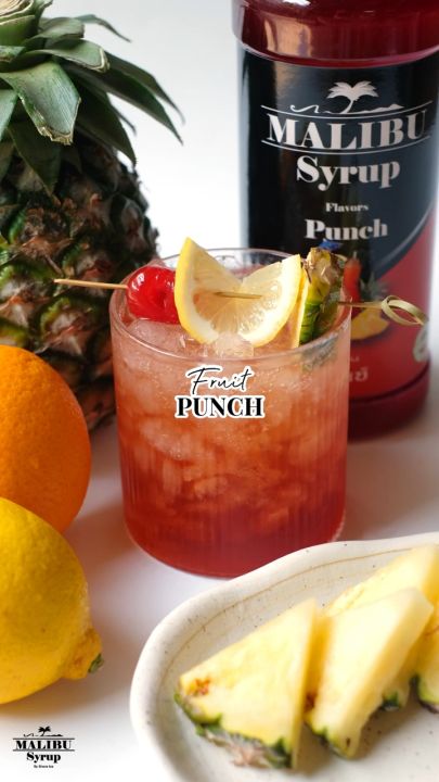 Malibu Blue Curacao Syrup ไซรัปบลูคลูราโซ่ มาลิบู ไซรัป Syrup น้ำหวาน ...