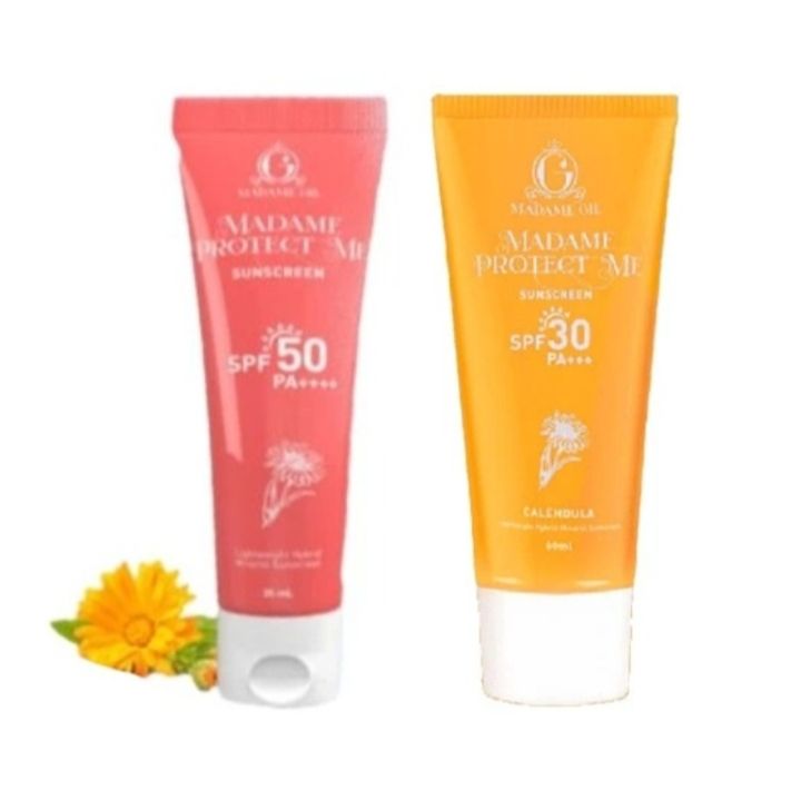 Madame Gie Madame Protect Me Sunscreen SPF 30 PA +++ With Calendula 50 | Lazada Indonesia