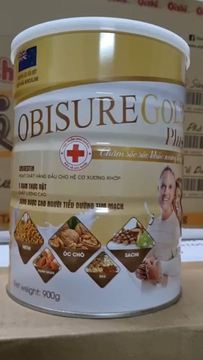 [Combo 2hộp 900g, HSD 2026] Sữa hạt Xương Khớp Obisure Gold Plus ...