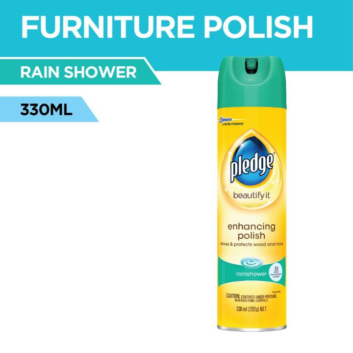 PLEDGE FURNITURE POLISH (RAINSHOWER) 330ML | Lazada PH